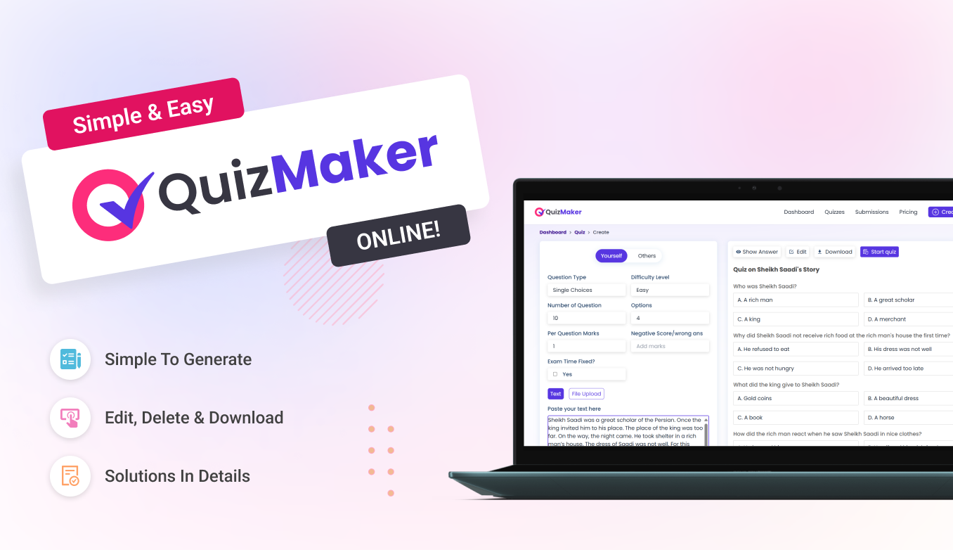 Quiz Maker AI - Create Interactive Quizzes Instantly with AI